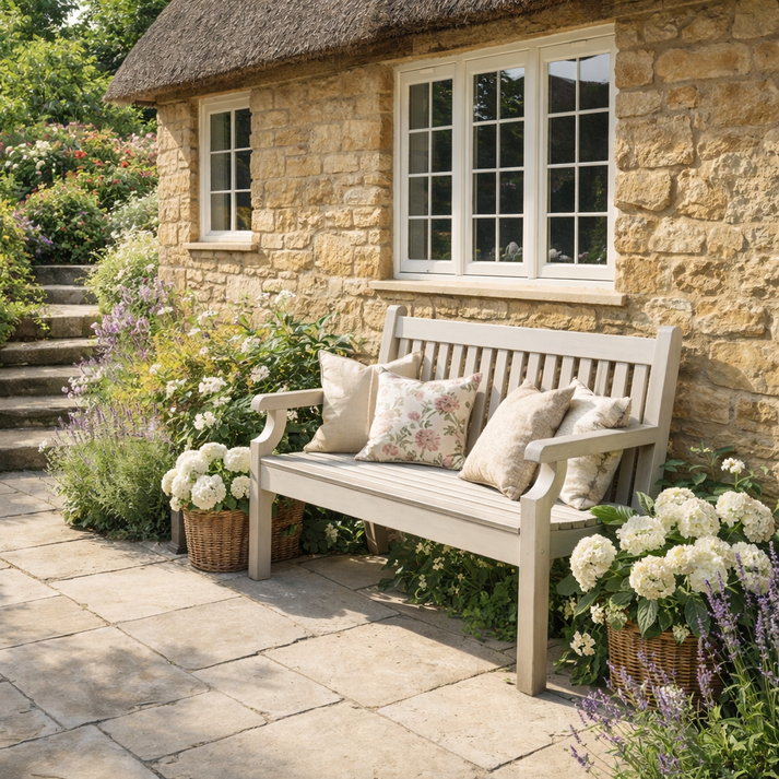 Winawood Sandwick 2 Seater Wood Effect Bench – Maison & Garden