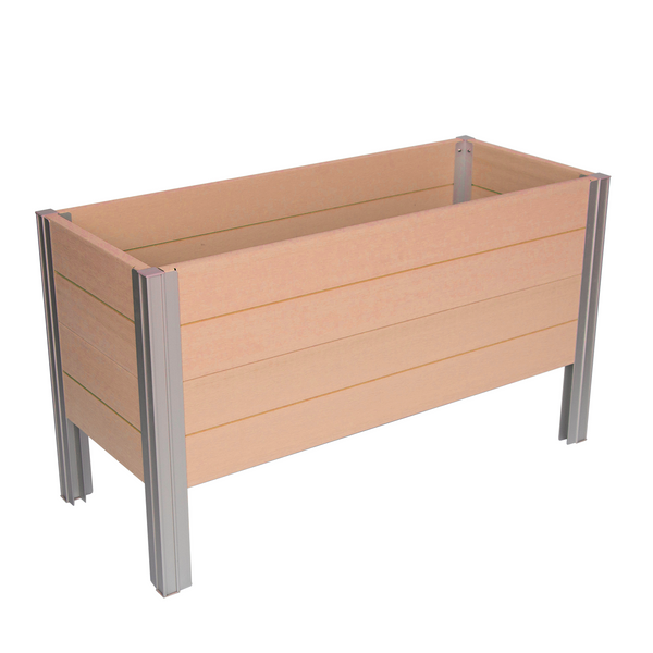 Winawood Wood Effect Rectangular Raised Planter - New Teak – Maison ...