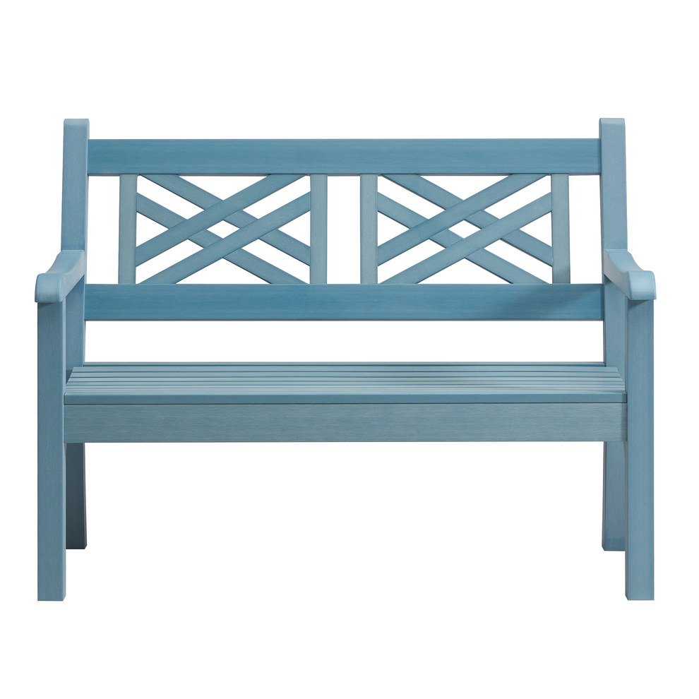 Winawood Speyside 2 Seater Bench | Zero Maintenance Wood Effect-Powder ...